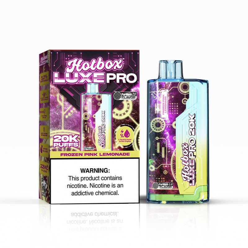 Hotbox LUXE Pro 20K Disposable 5%, luxe 20000, hotbox 20k